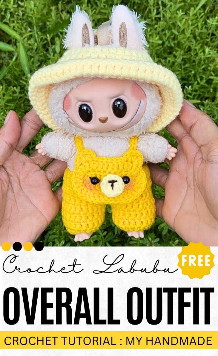 12 Free Crochet Labubu Accessories Patterns - Crochet Grizzly Bear ...