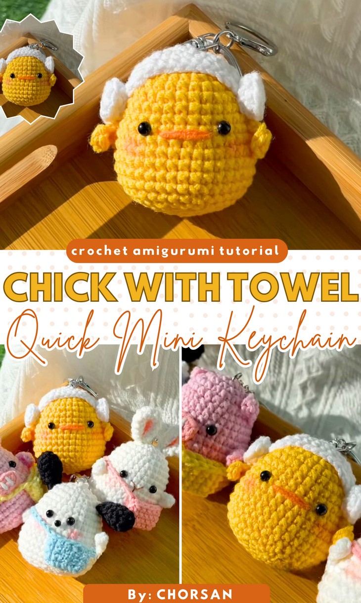 12 Free Crochet Mini Animal Keychain Patterns for Gifting – My Crafty ...