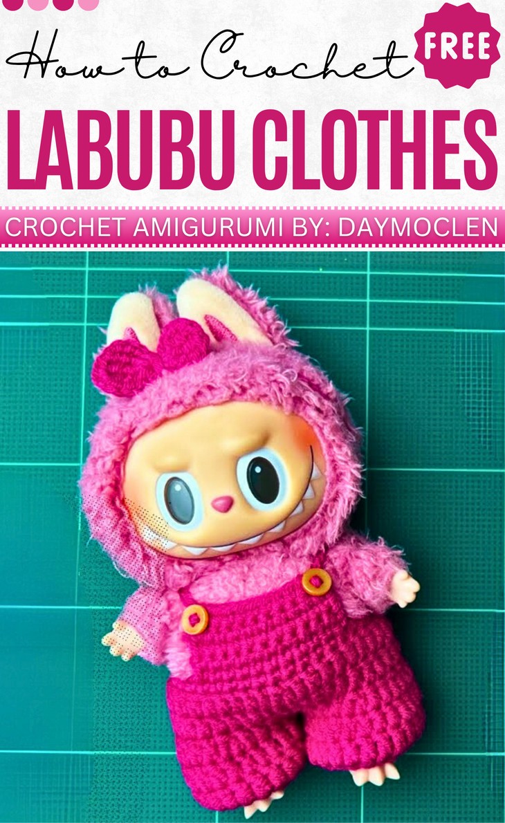 13 Free Crochet Labubu Doll & Accessories Ideas (Gift Them) – My Crafty ...