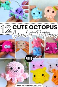 12 Free Crochet Amigurumi Octopus Patterns (Kawaii & Plush) – My Crafty ...