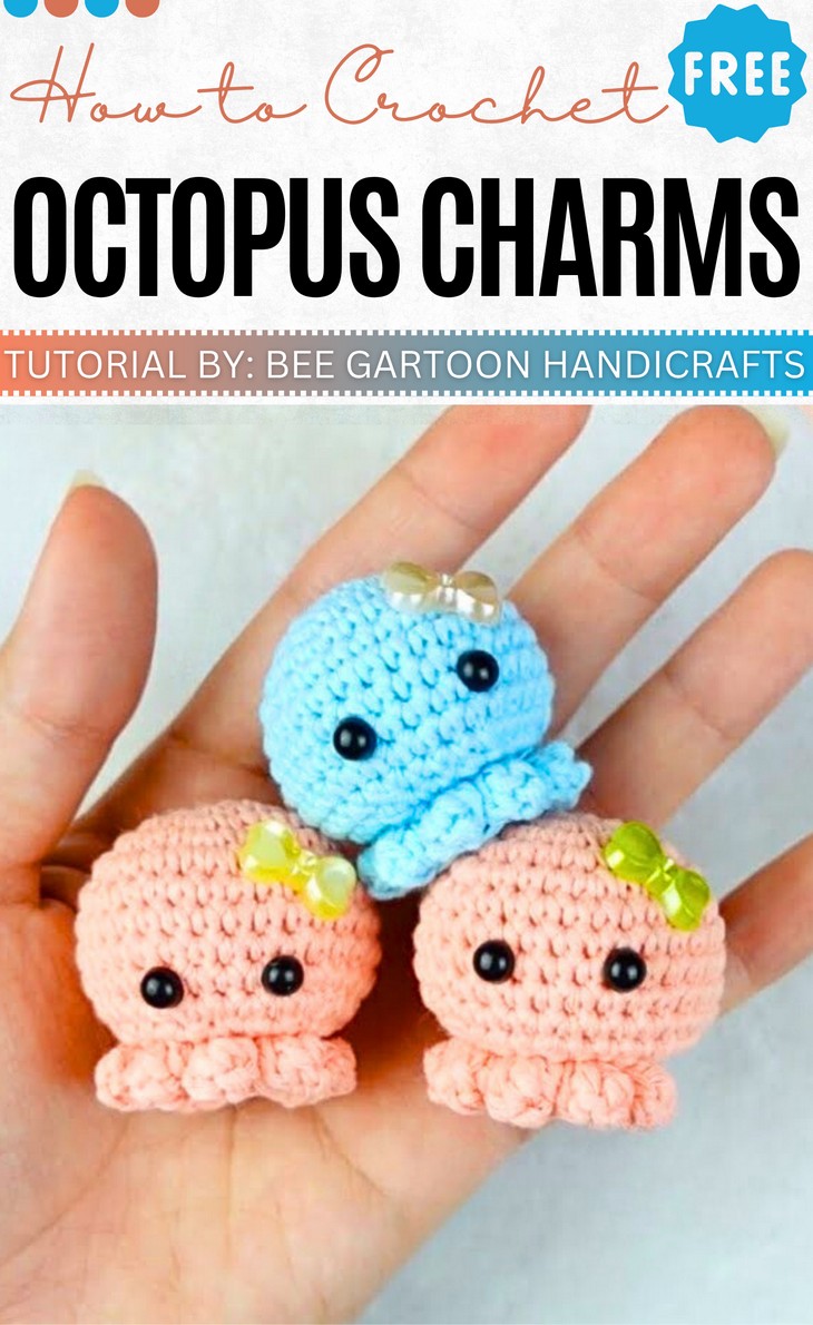 12 Free Crochet Amigurumi Octopus Patterns (Kawaii & Plush) – My Crafty ...
