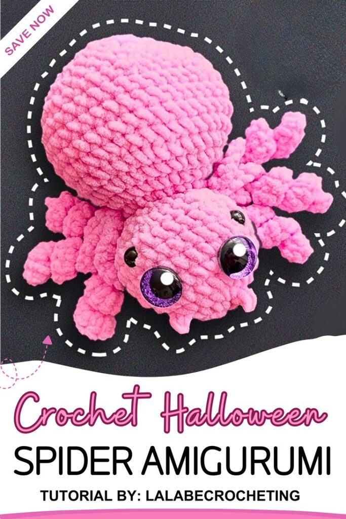 How to Crochet Low-Sew Spider Plushie for Halloween