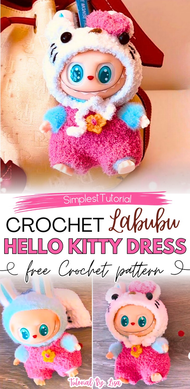 7 Free Crochet Labubu Dresses and Amigurumi Patterns