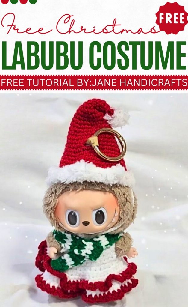 8 Free Crochet Labubu Dress Patterns (Outfit & Accessory Sets)