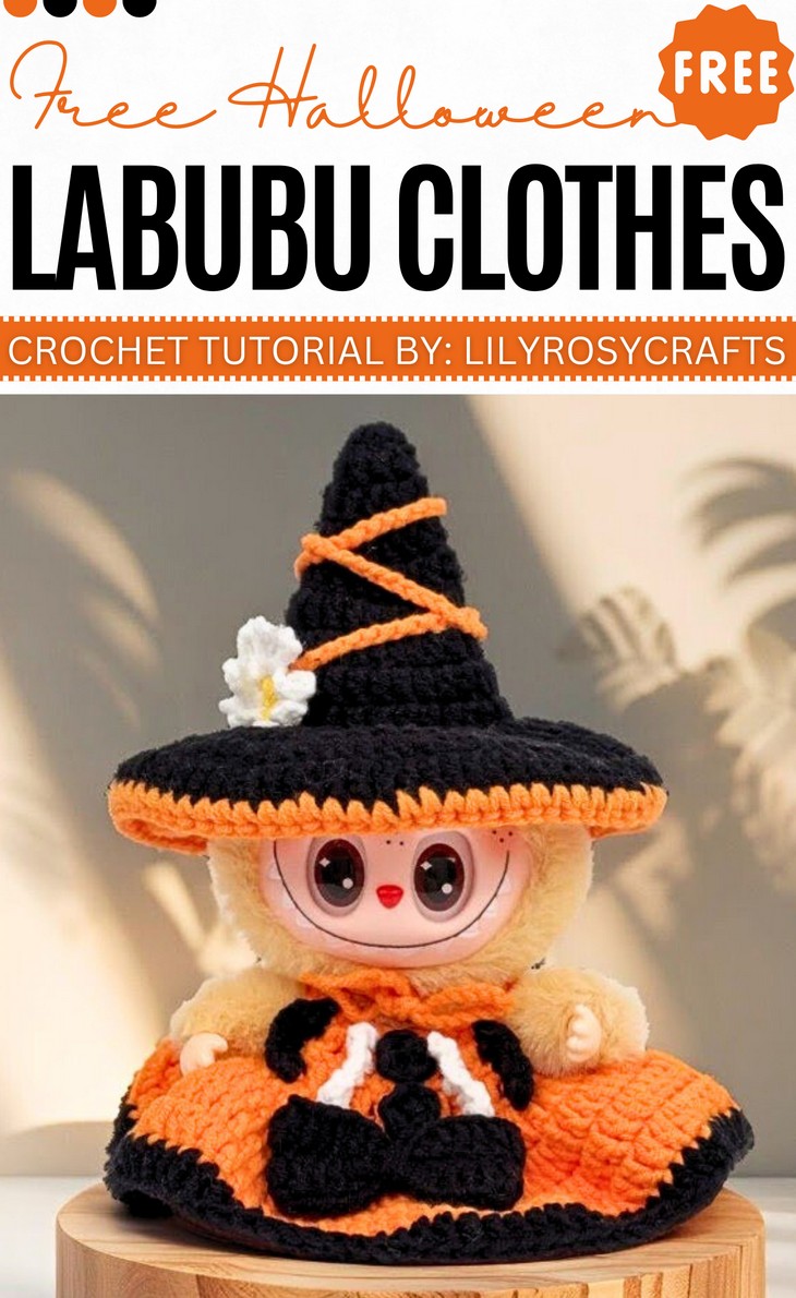 7 Free Crochet Labubu Outfit Patterns (Dress Sets & Accessories) – My ...