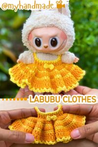 8 Free Crochet Labubu Dress Patterns (Outfit & Accessory Sets) – My ...