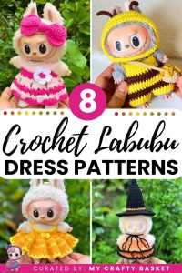 8 Free Crochet Labubu Dress Patterns (Outfit & Accessory Sets) – My ...