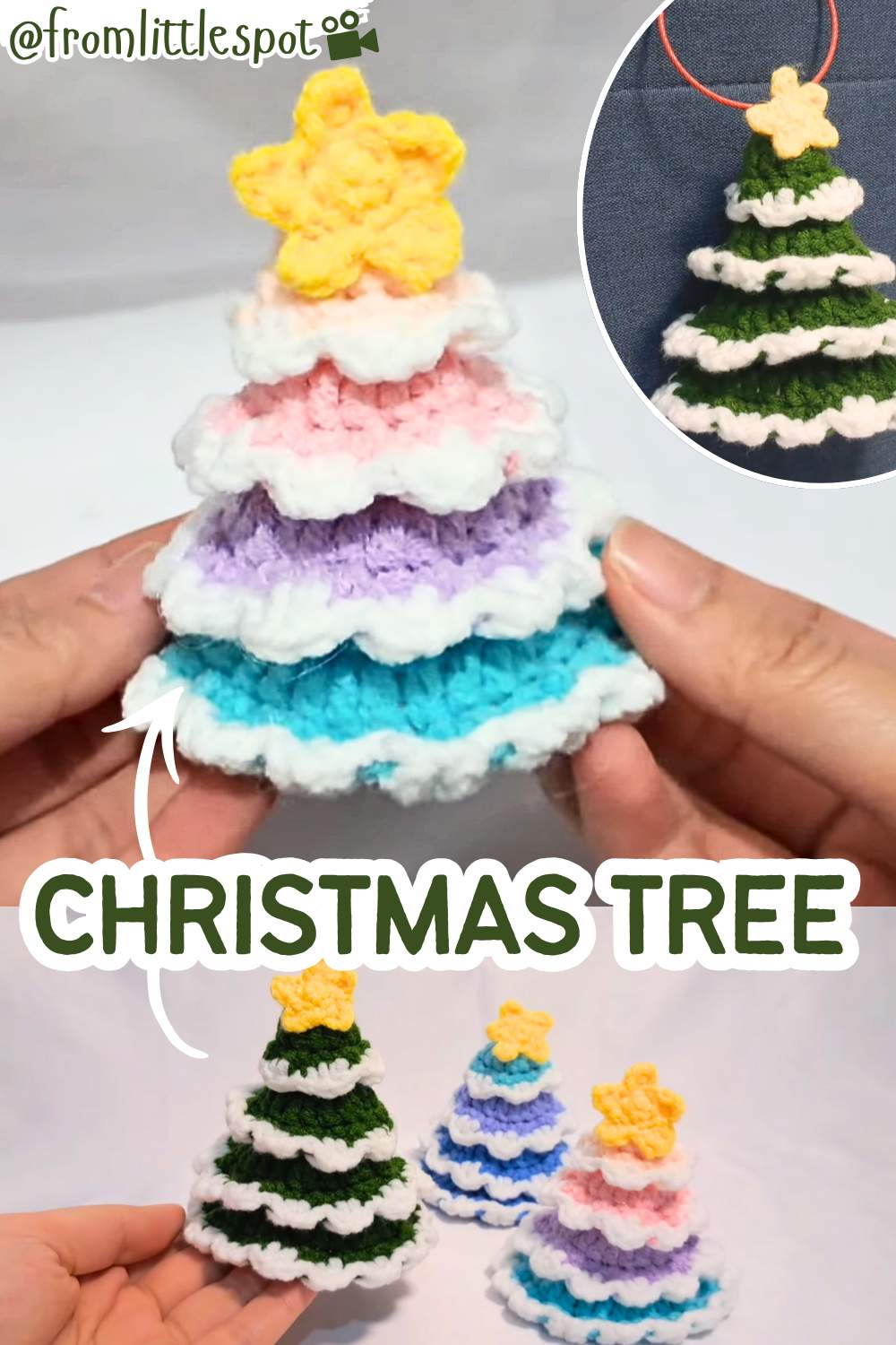 6 Free Crochet Cutest Christmas Tree Patterns for Gifting – My Crafty ...