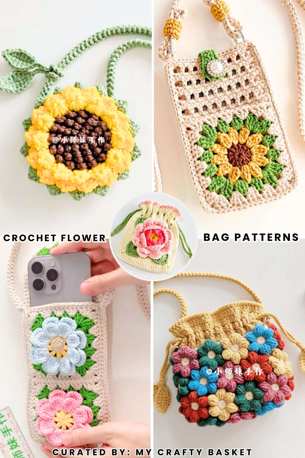 Most Elegant Crochet Flower Bags for Spring & Summer