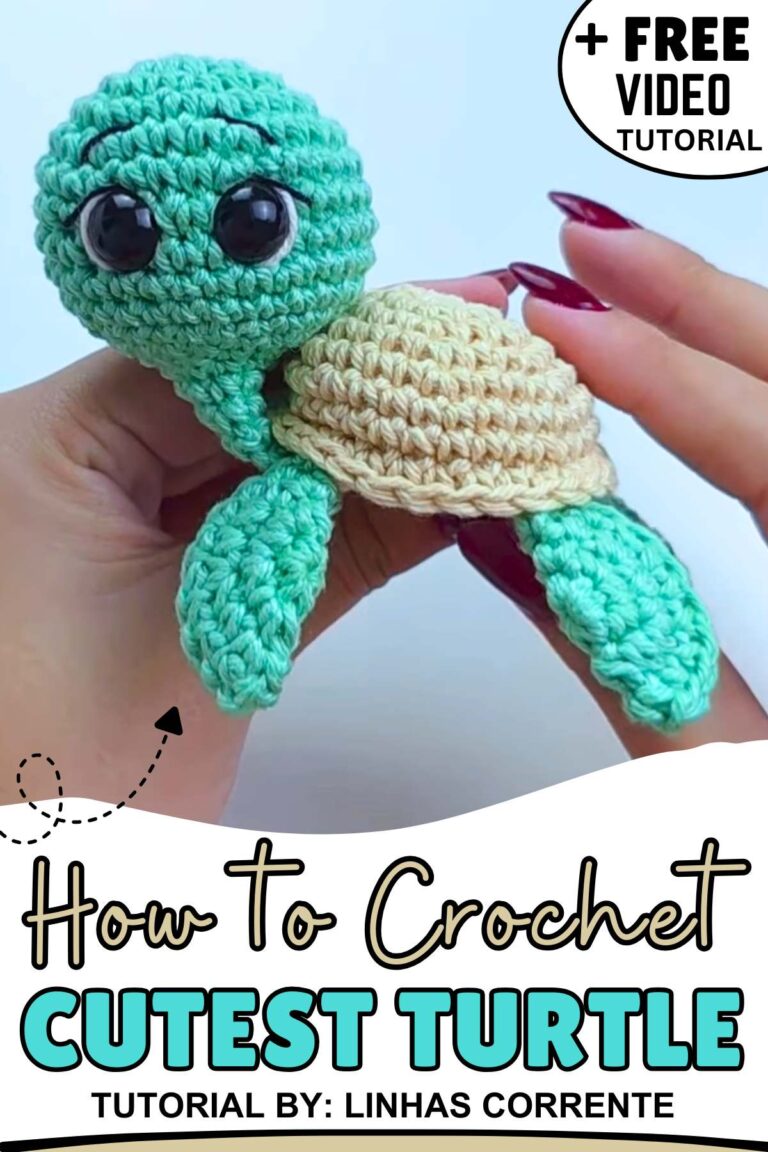 How to Crochet Cutest Turtle Amigurumi for Kids – My Crafty Basket