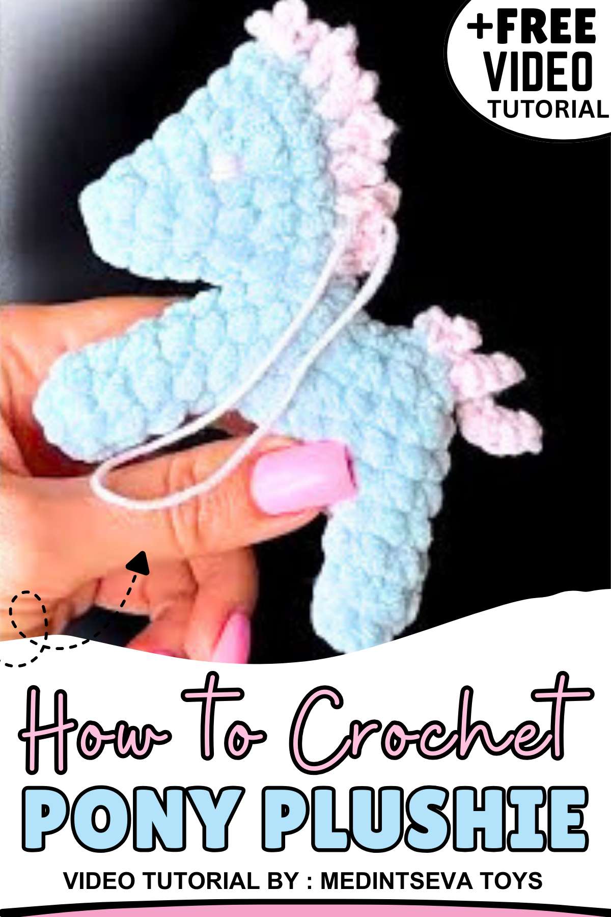 12 Free Crochet Little Pony Amigurumi Tutorials for Kids – My Crafty Basket