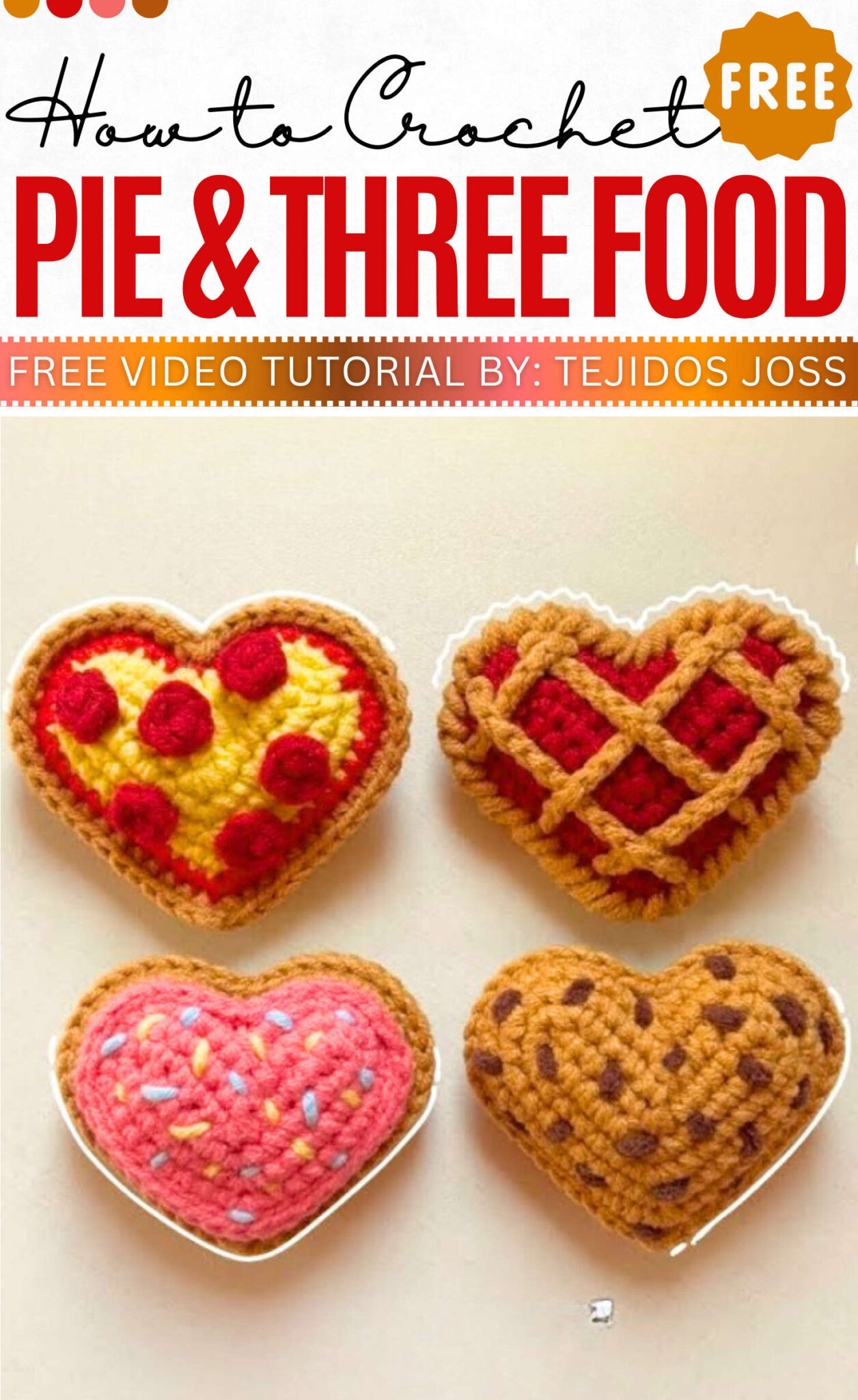 11 Free Crochet Amigurumi Pie Patterns for Pie Day – My Crafty Basket