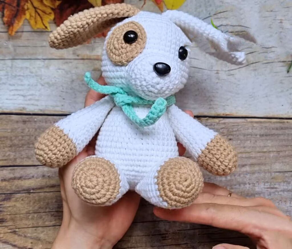 Free Crochet Stuffed Dog Pattern for Kids