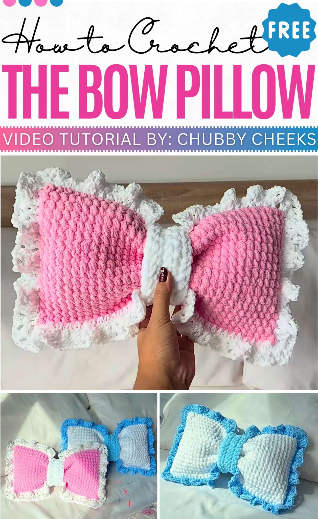 15 Elegant Crochet Bow Variations with Tutorials – My Crafty Basket