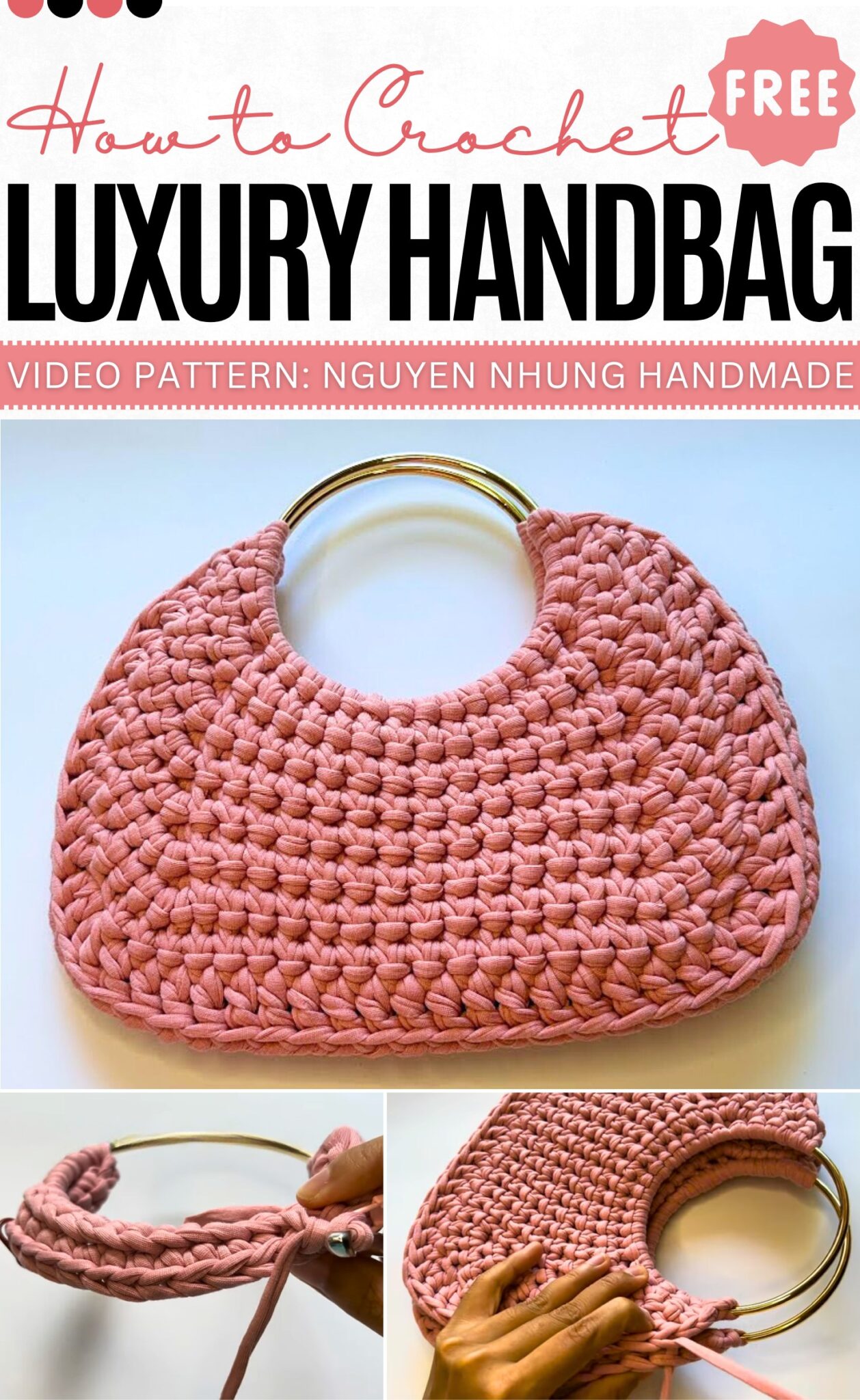 7 Free Crochet Handbag Patterns for Kids