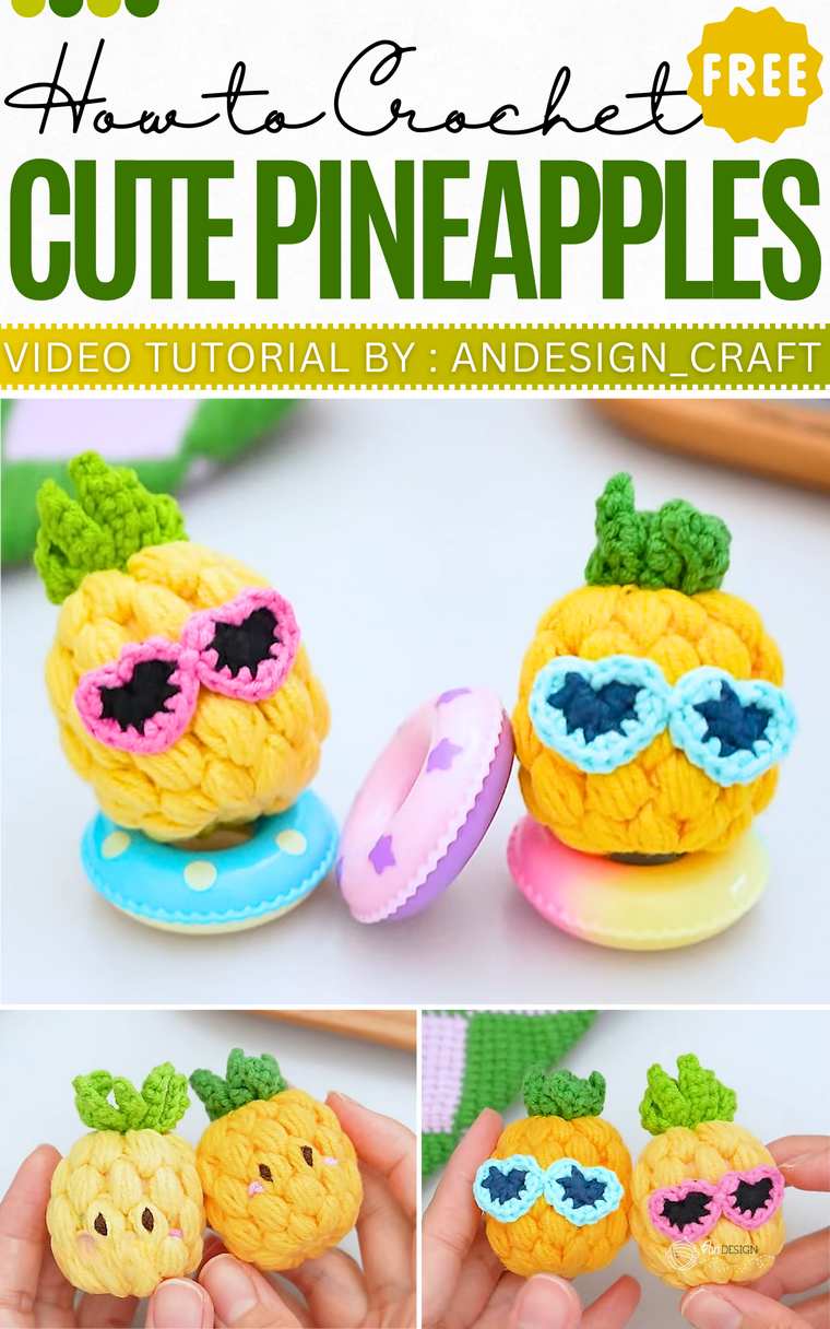 6 Free Crochet Fruit Amigurumi Patterns (Last Ones) – My Crafty Basket