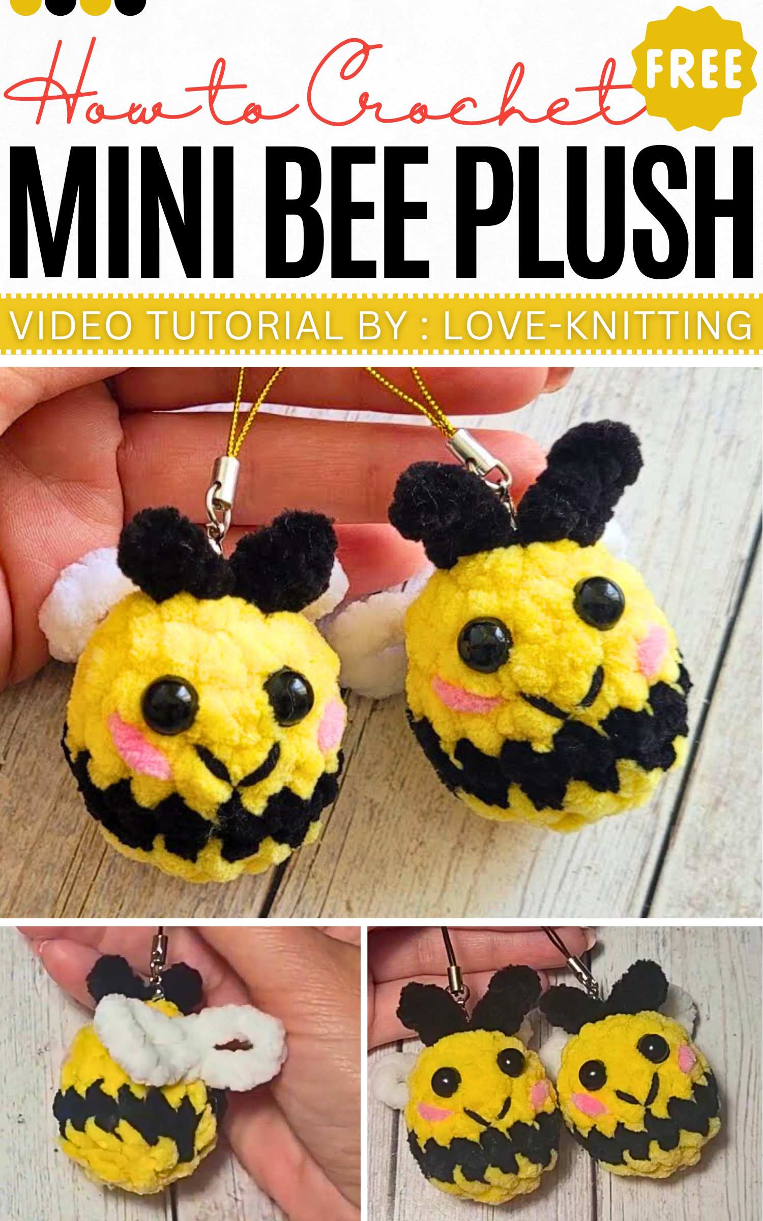 10 Free Crochet Miniature Plushie Patterns for Kids – My Crafty Basket