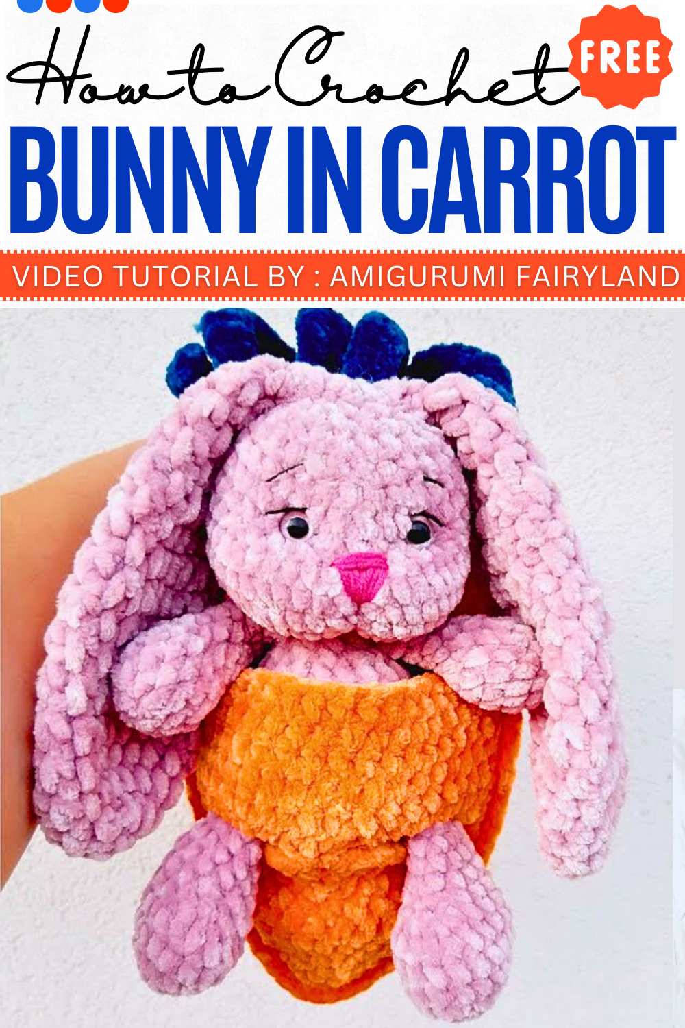 6 Free Crochet Unique Bunny Plushie Patterns – My Crafty Basket