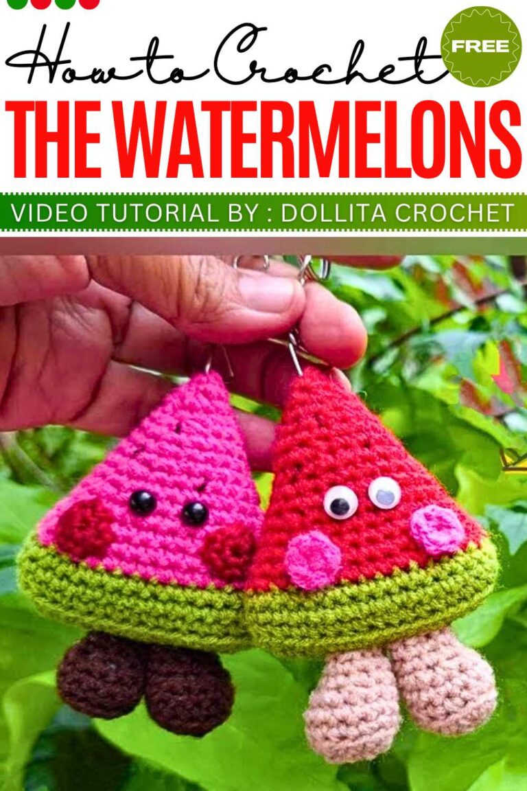 5 Free Crochet BEST Watermelon Patterns for Summer – My Crafty Basket