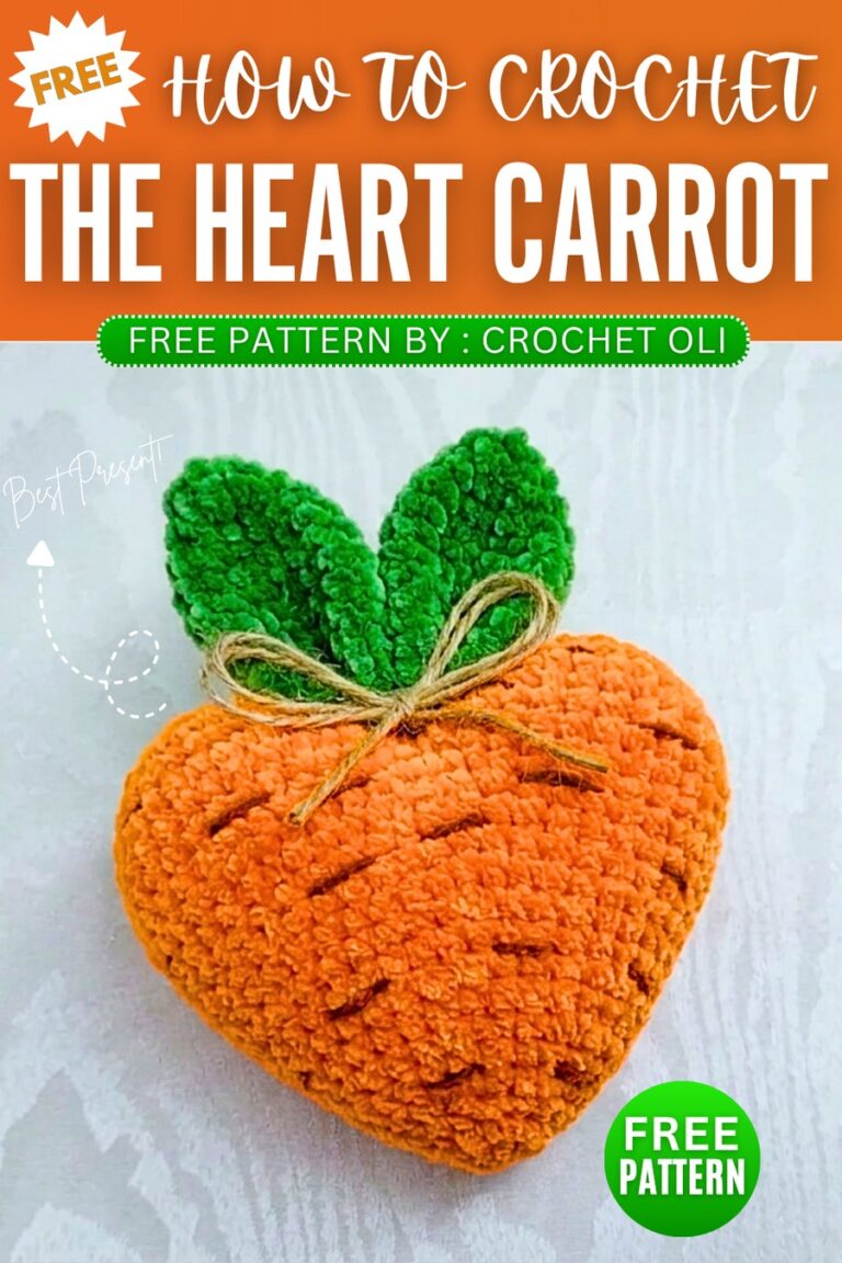 Crochet Oli: Crochet Heart Carrot Amigurumi Present Pattern for Fall ...