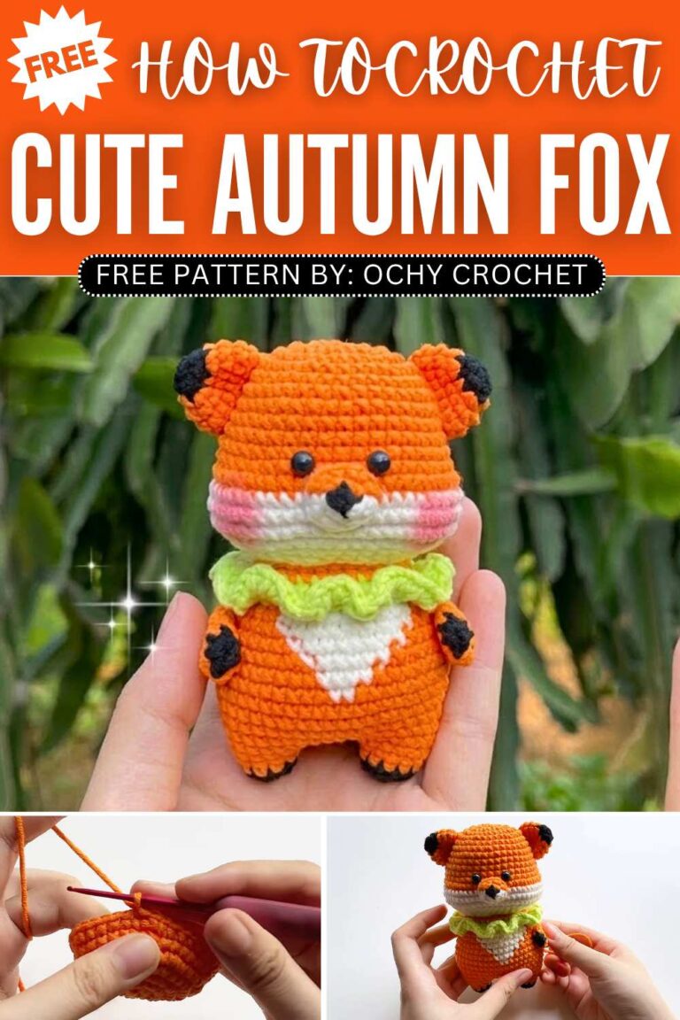 Free Crochet Autumn Baby Fox Amigurumi Pattern for Fall – My Crafty Basket