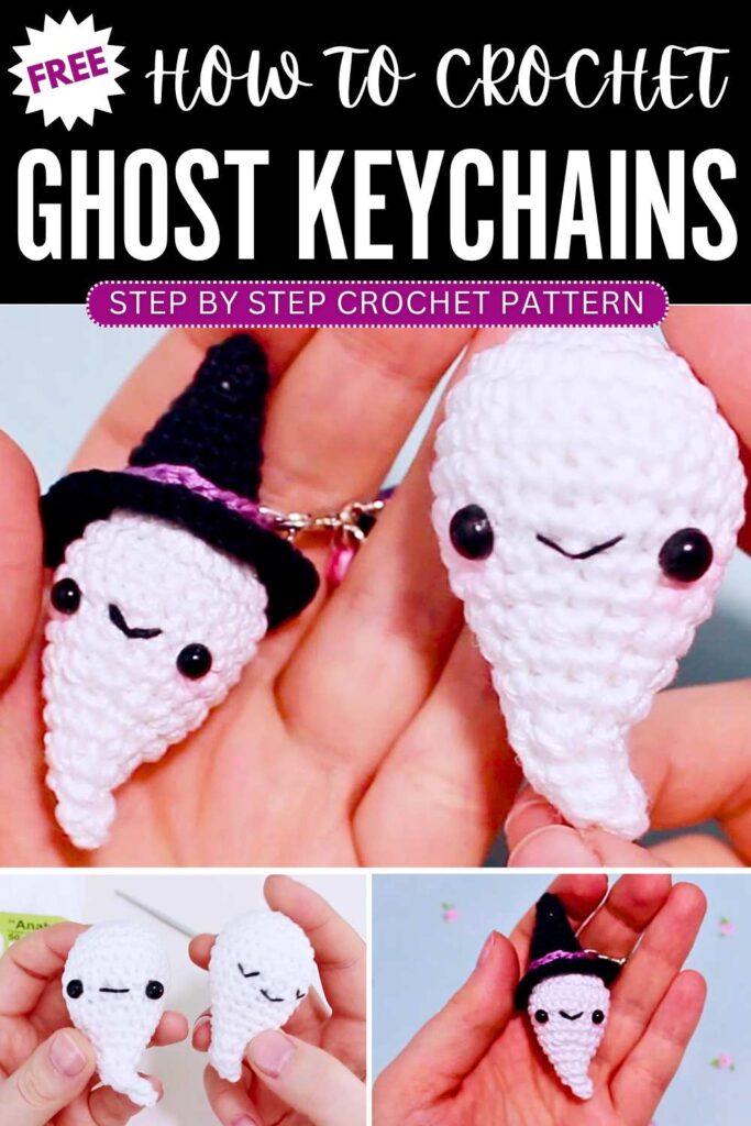 Emily: Free Crochet Miniature Baby Ghost in a Witch Hat Pattern – My ...